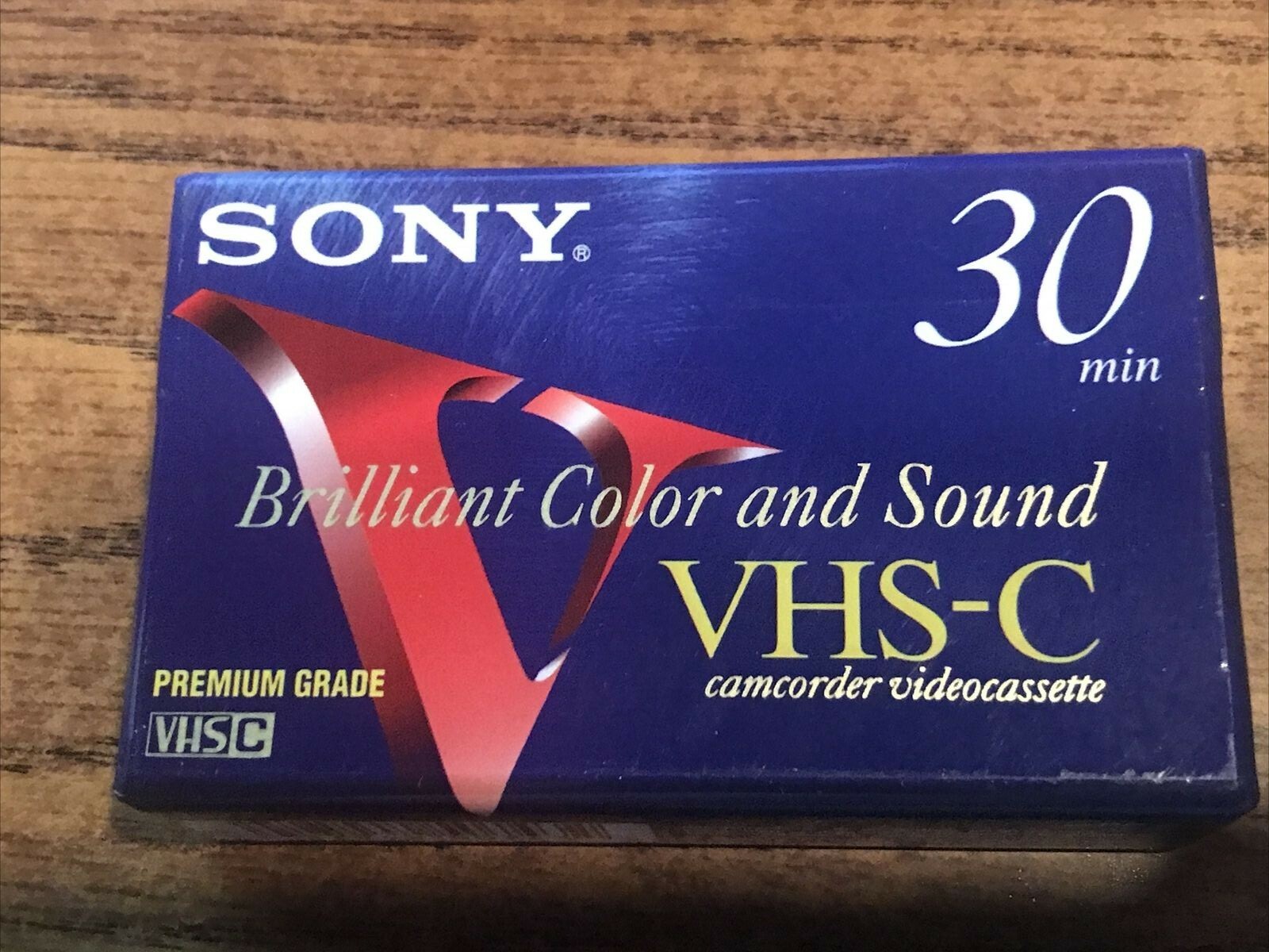 Sony - Premium Grade - VHS-C TC-30 Tape - TC-30VHGF | eBay