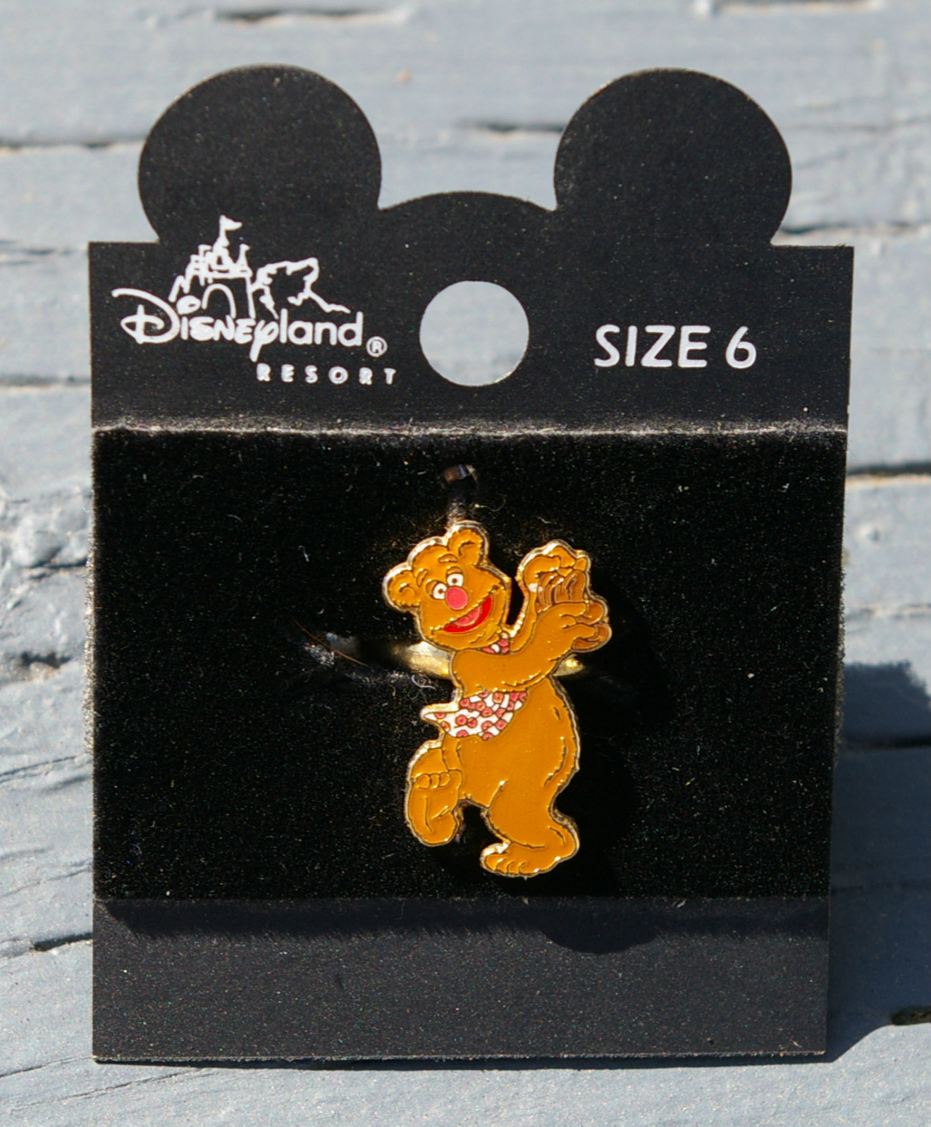 Jim Henson The Muppet Show Fozzie Bear Adjustable Ring Disneyland ...