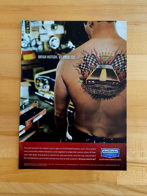 2009 Print Ad Auto Trader 1969 Plymouth Road Runner Tattoo | eBay