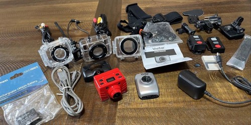 Nabi HD Action Camera Video Recorder & Vivitar DVR 783HD Cases ...
