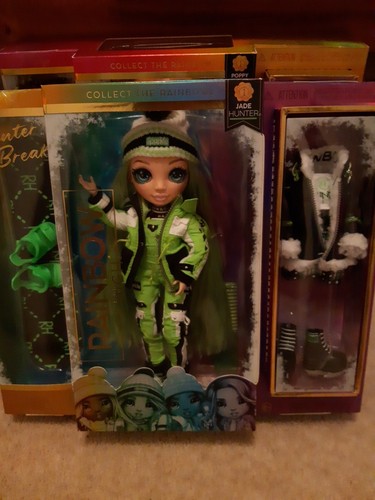 Rainbow High Winter Break JADE HUNTER Doll + Snowboard Skates 🌟NEW🌟 ...