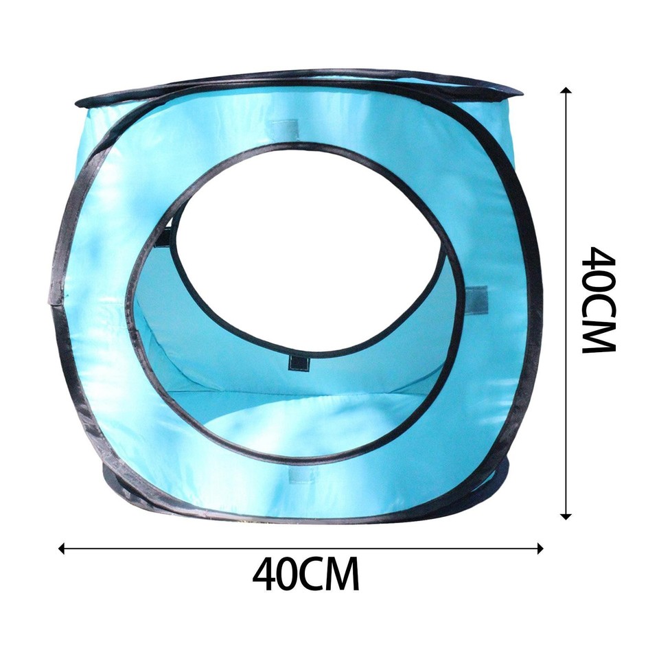 Cat Tunnel Tent Pet Bed Foldable with Hole Simple for Indoor Cats 3 Way ...