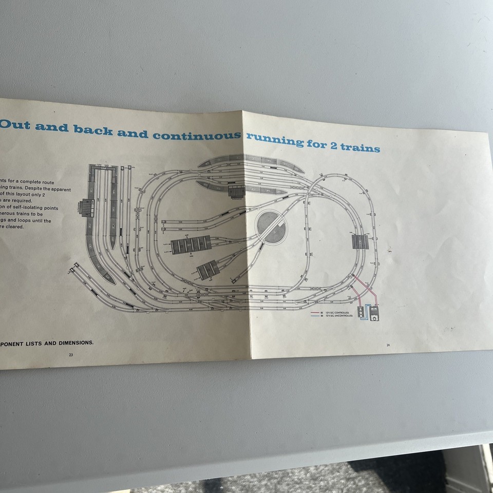 Triang HO/OO gauge track plans Super 4 Track & Hornby Whats New ...