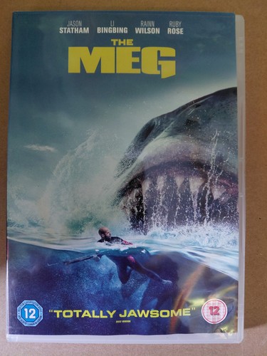 The Meg DVD Jason Statham, Ruby Rose 2018 Shark Action Adventure Movie ...