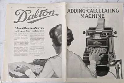 1920 Dalton Adding Calculating Machine Great business service vintage ...