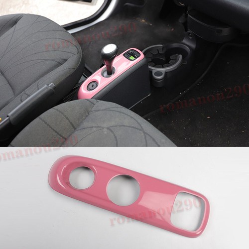 For Smart Fortwo 2008-2015 ABS Sakura Pink Gear Shift Box Panel Cover ...