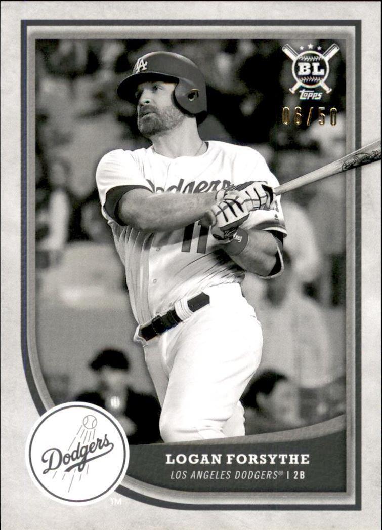 2018 Topps Big League - Logan Forsythe #288 Black and White /50 for sale online | eBay