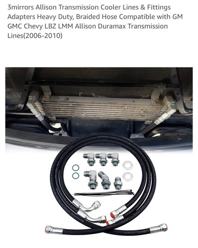 Transmission Cooler Lines Adapters 20835123 For 2006-2010 Chevy/GMC 6 ...
