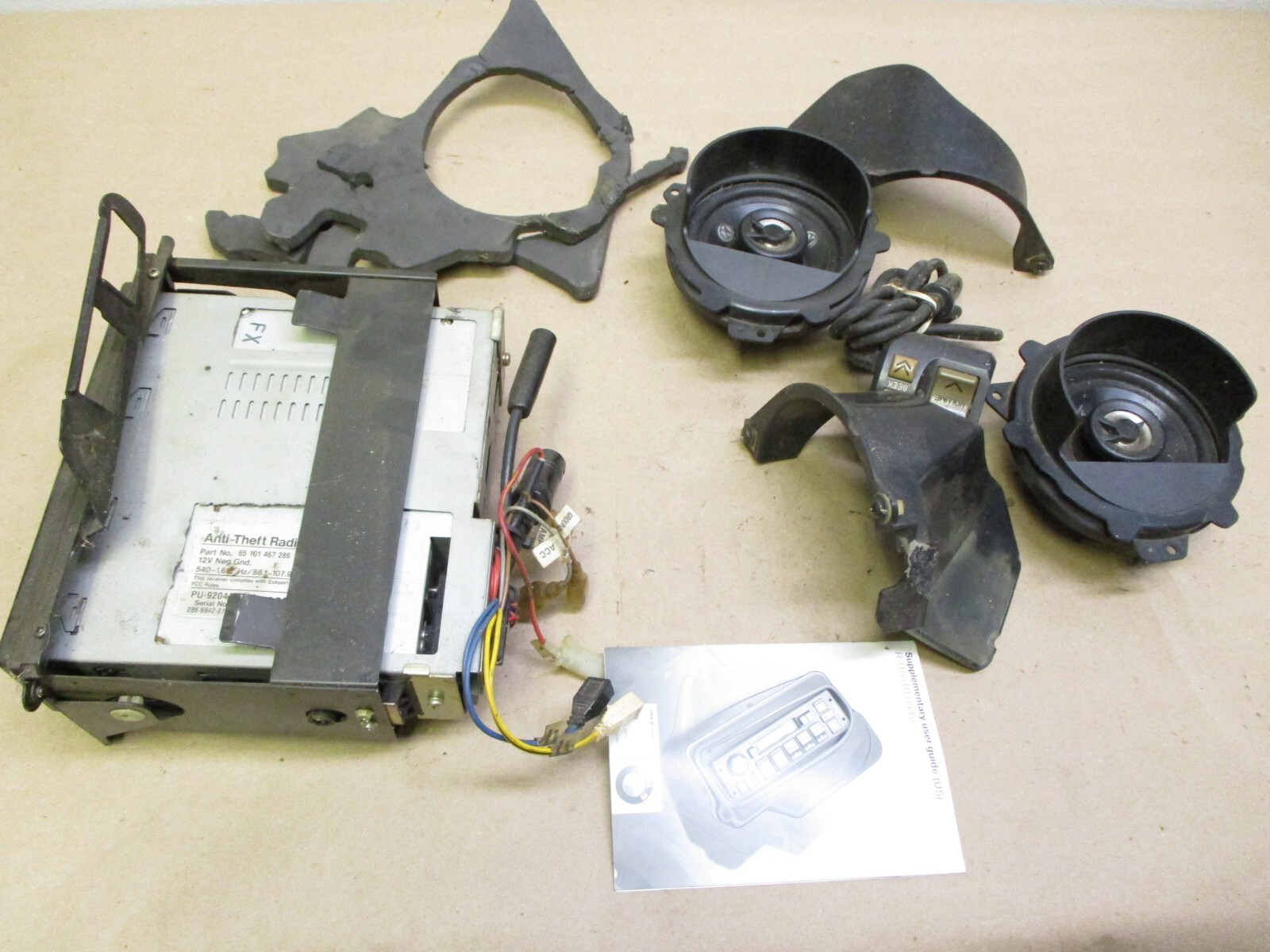 BMW R1100RT R1150RT radio cassette assembly speakers | eBay