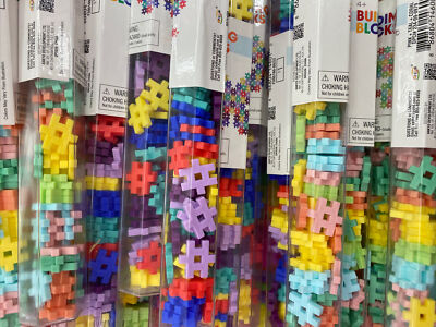 LOT OF 50: Target Mini Hashtag 72 count ea Building Blocks Assorted ...