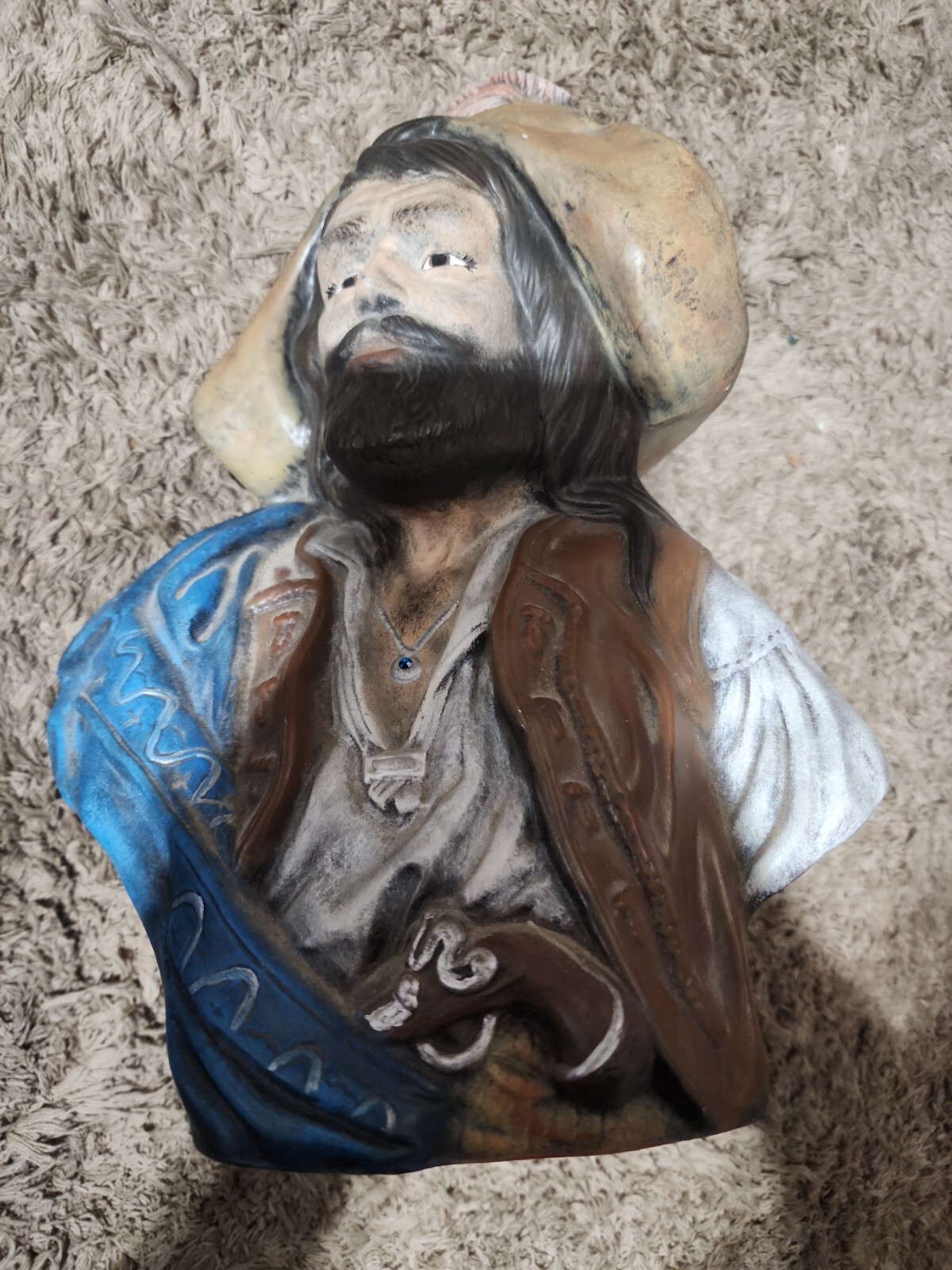 Vtg Pair Holland Mold Pirate Gypsy Wench Ceramic Statue Figurine Bust ...