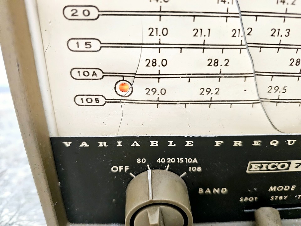 EICO Model 722 VFO Variable Frequency Oscillator C MY OTHER HAM RADIO ...