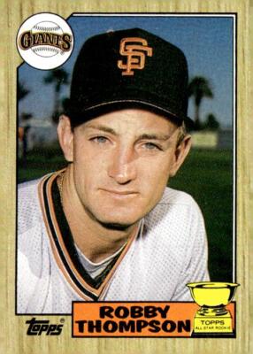 1987 Topps #658 Robby Thompson | eBay