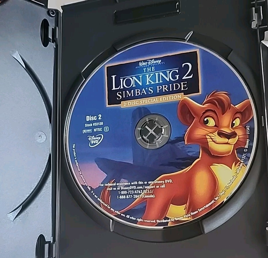The Lion King 2: Simba's Pride (Two-Disc Special Edition) DVDs Disney Pre-owned | eBay