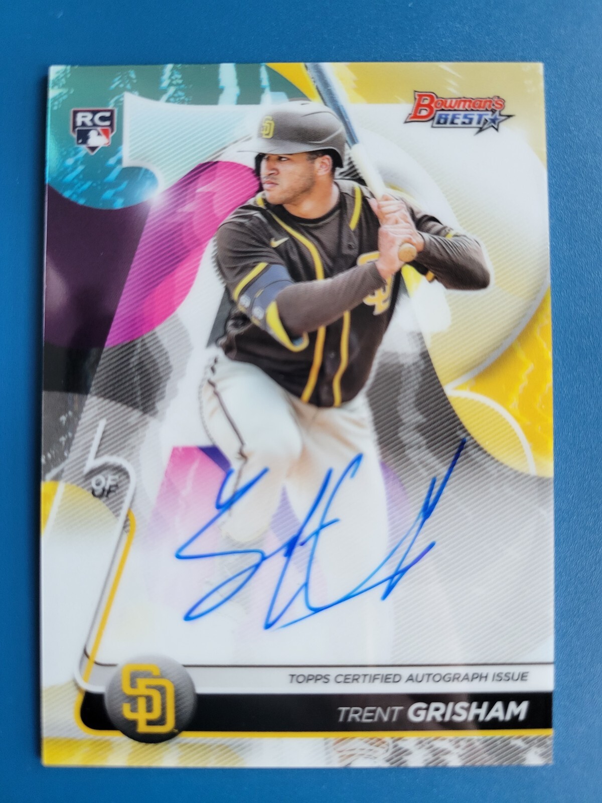 Trent Grisham 2020 BOWMANS BEST ROOKIE "BEST OF" AUTO #B20-TG ...