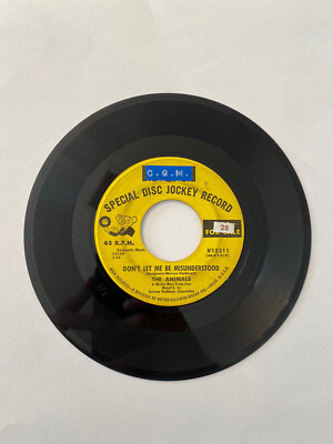 The Animals – Don't Let Me Be Misunderstood/Club A-Gogo PROMO 7" 45 ...