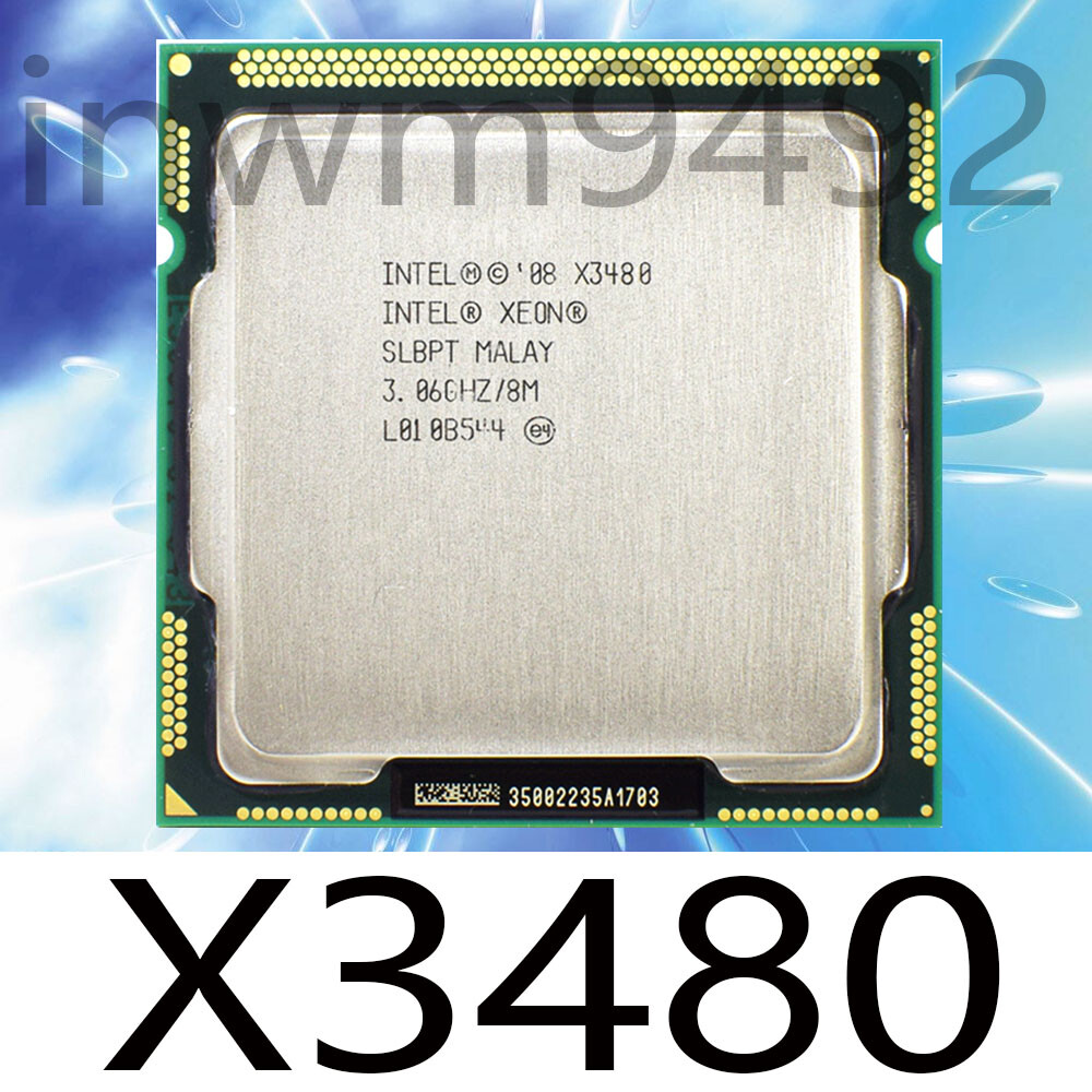 Intel Xeon X3480 3.06GHz 4-Core 8Thr 8MB LGA 1156 95W CPU Processor | eBay