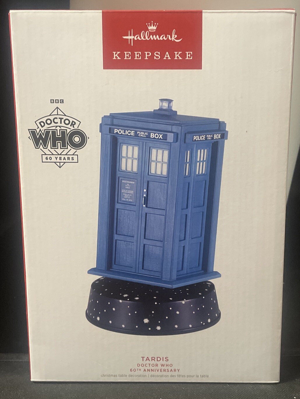 2023 Hallmark TARDIS Dr Who 60th Anniv Tabletop Decoration Light Sound ...