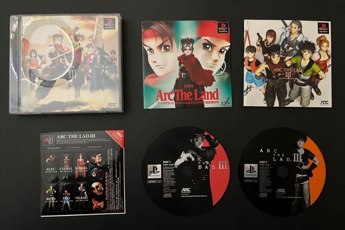 Arc The Lad 1 + 3 III - Sony PlayStation PS1 JAPAN NTSC-J with Manual ...