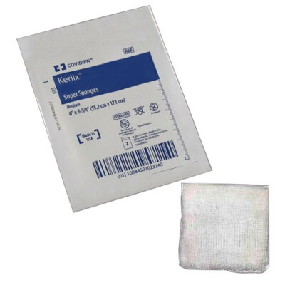 Fluff Dressing Kerlix Gauze 6 X 6 3/4 Inch Rectangle Sterile - Box of ...