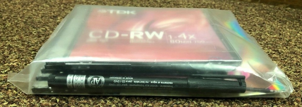 TDK CD-RW Rewritable Blank CDs 80 Min 700 MB Pack Of 5 (with bonus ...