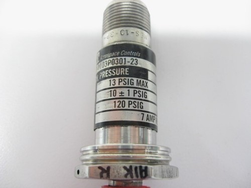 ITT Fuel Pressure Switch - PN 98087-1103P0301-23 -Alt PN 100-389018-23 ...