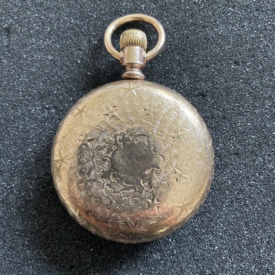 Antique American Waltham Pocket Watch Rose Gold Early 1900s Montauk ...