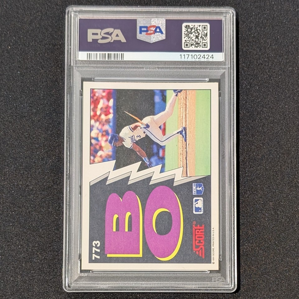 Bo Jackson 1991 Score #773 BO BREAKER ICONIC Graded PSA 8 NM-MT | eBay
