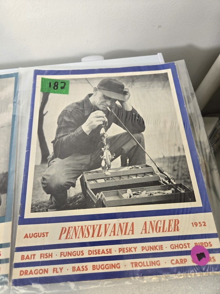 VINTAGE Pennsylvania Angler Magazine LOT of 8 Issues Fishing 1952 | eBay