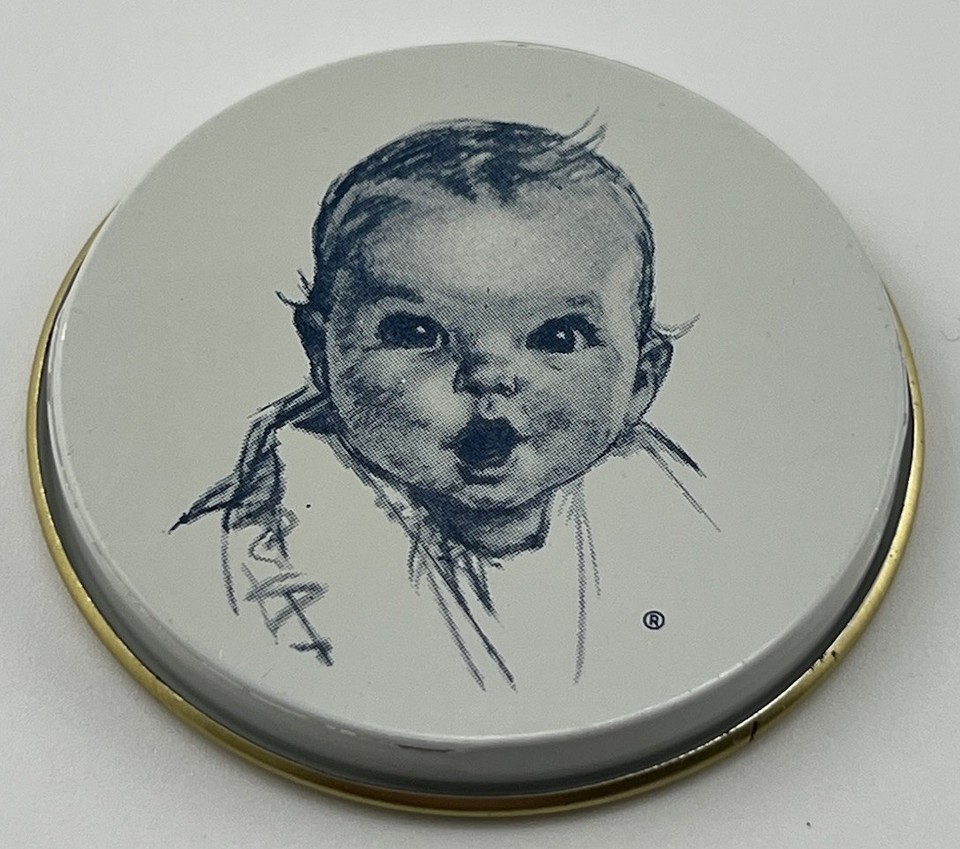 Vintage Lot Of 7 Gerber Baby Food Tin Jar Lids - Great Graphics ...