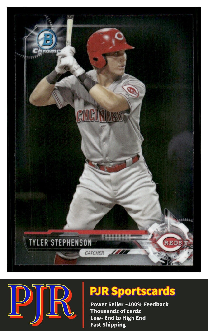 2017 Bowman #BCP61 Tyler Stephenson Cincinnati Reds Chrome Prospects | eBay
