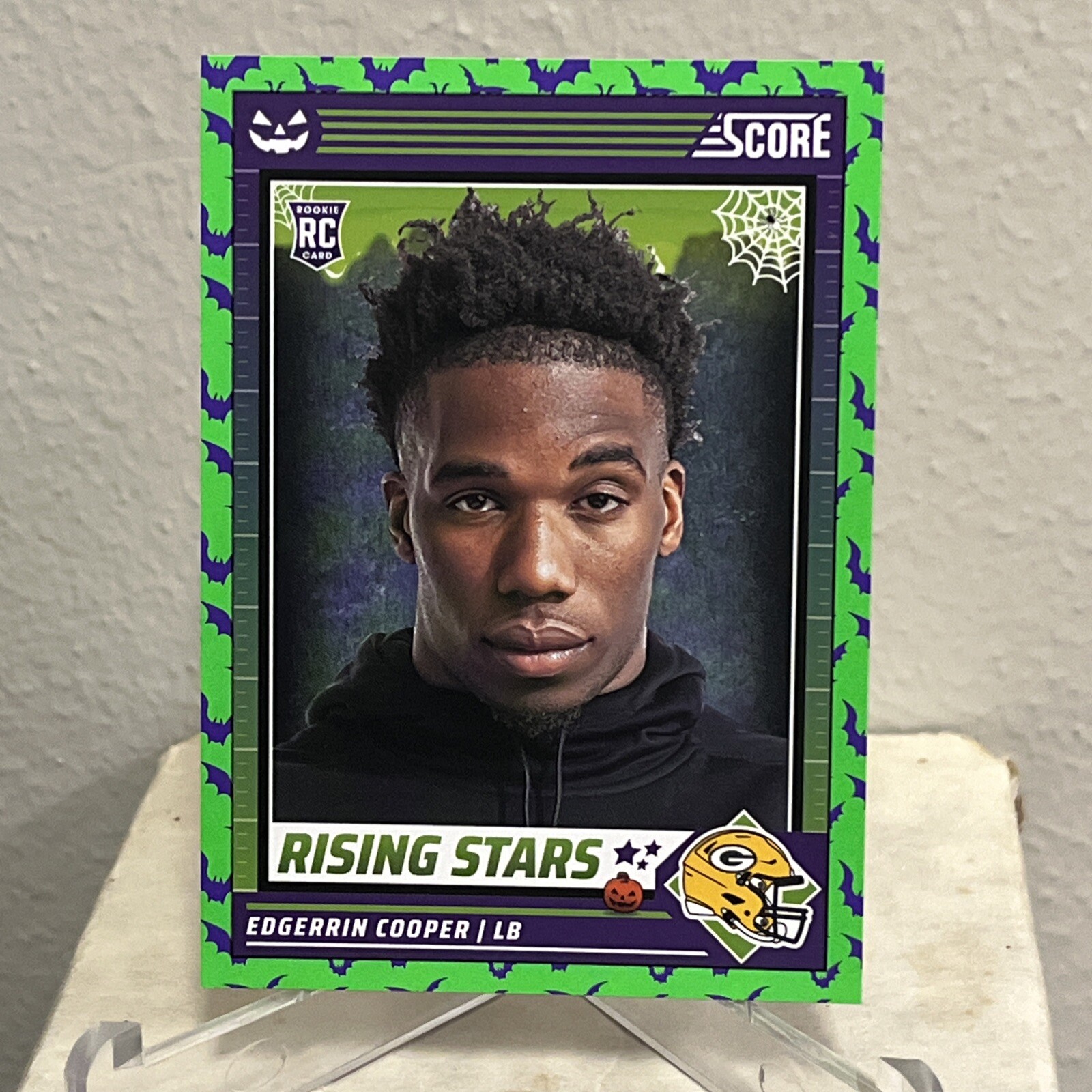 2024 Edgerrin Cooper Rookie RC Green Bat Halloween Score A Treat NEW ...
