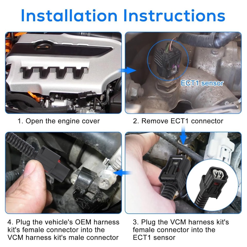 Fits For Honda Pilot Accord Ridgeline Odyssey 3.5L Acura Muzzler VCM ...