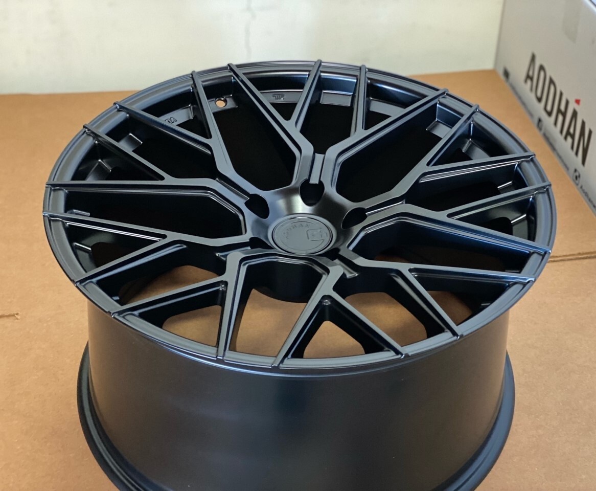20x9 Aodhan AFF9 5x112 +30 Flow Forged Matte Black Wheels (Set of 4) | eBay