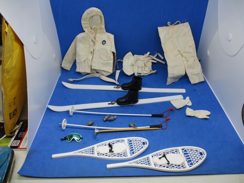 VINTAGE 1960s GI Joe Ski Patrol / Mountain Trooper Lot nice condition ...