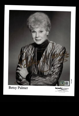BETSY PALMER SIGNED PHOTO 8X10 BECKETT AUTHENTICATED COA FRIDAY 13TH ...
