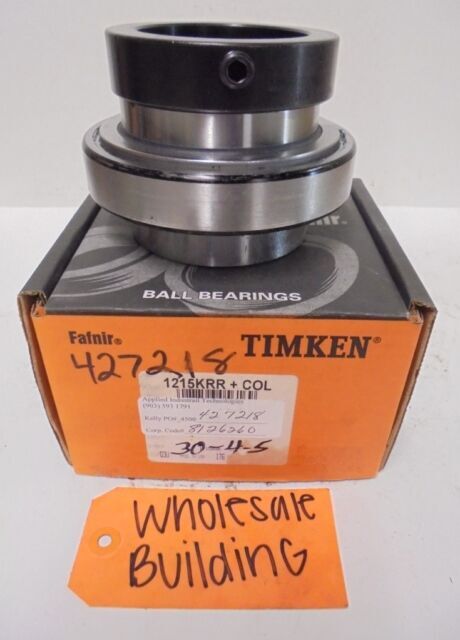 Fafnir 1215KRR Eccentric Locking Collar Ball Bearings for sale online ...