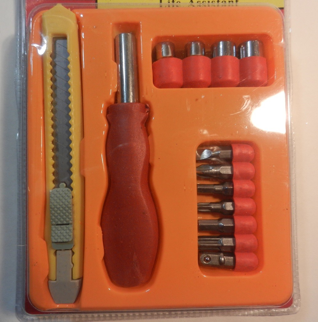Tools Set Mini 13 Pieces Assorted Driver Screwdrivers and Sockets in ...