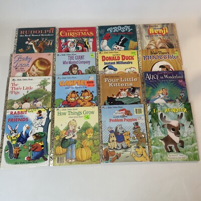 Lot of 16 Little Golden Books ~ Misc. Titles | eBay