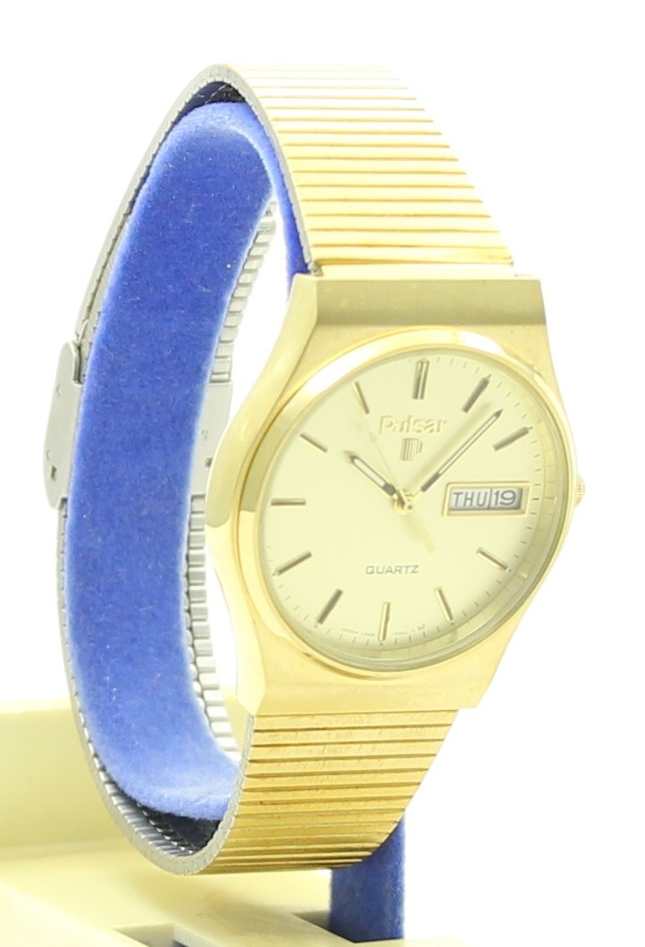 RARE VINTAGE PULSAR Quartz WATCH V348-7009 Japan - Apr 1986 - Brand New ...