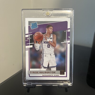 Tyrese Haliburton 2020-21 Donruss Rated Rookie RR RC #231 Kings Pacers ...
