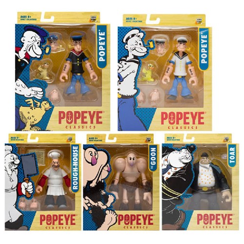 Boss Fight Studio Popeye Classics Wave 3 Set of 5 Figures Brand New and ...