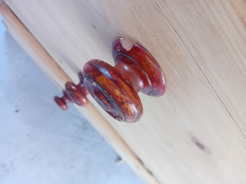 Antique Victorian Pine Chest of Drawers - 2 over 3 | eBay UK