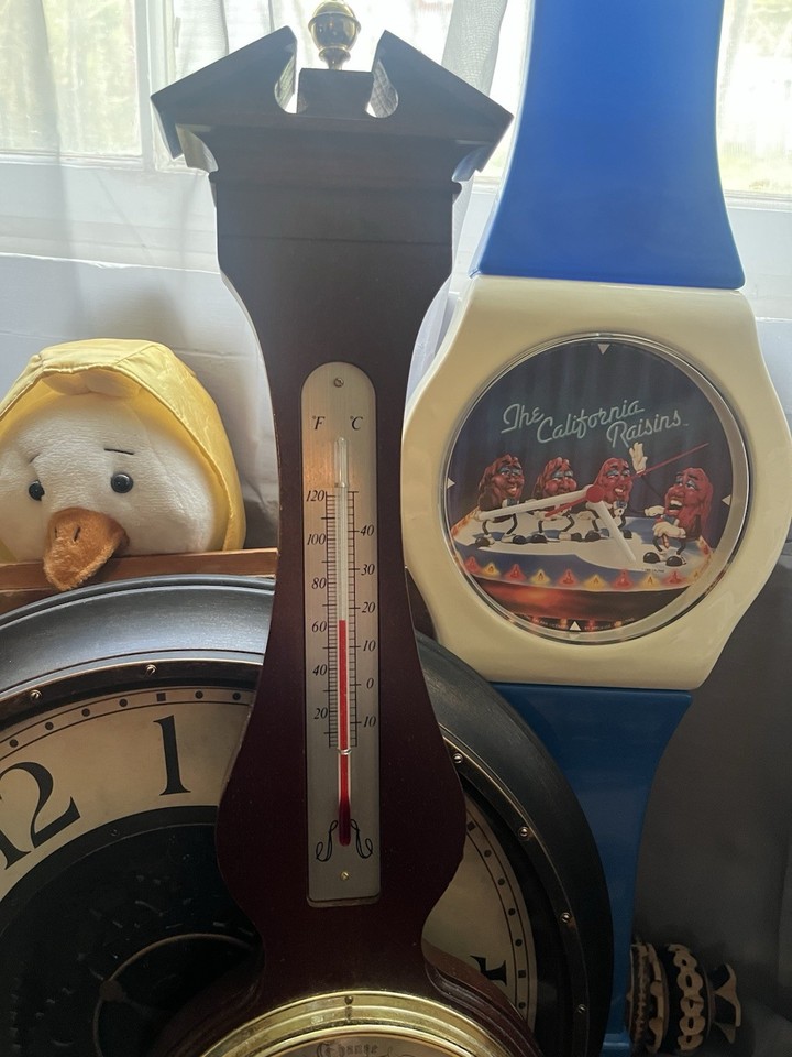 Howard Miller 612-718 Wall Clock W/ Barometer Thermometer Humidity Mint ...