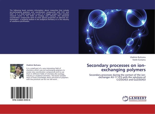 Vladimir Bulicanu (u. a.) | Secondary processes on ion-exchanging polymers 3846593931 | eBay.de