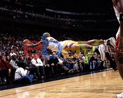 Dennis Rodman Diving Action Chicago Bulls 8x10 NBA Basketball Photo | eBay