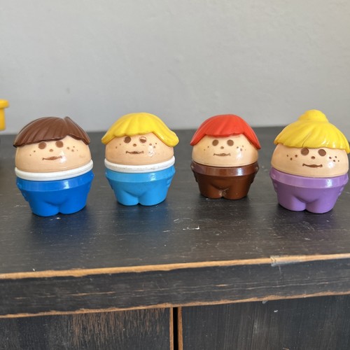 Little Tikes Toddle Tots People Figures Boy Girl Chunky Toys Vintage 4 ...