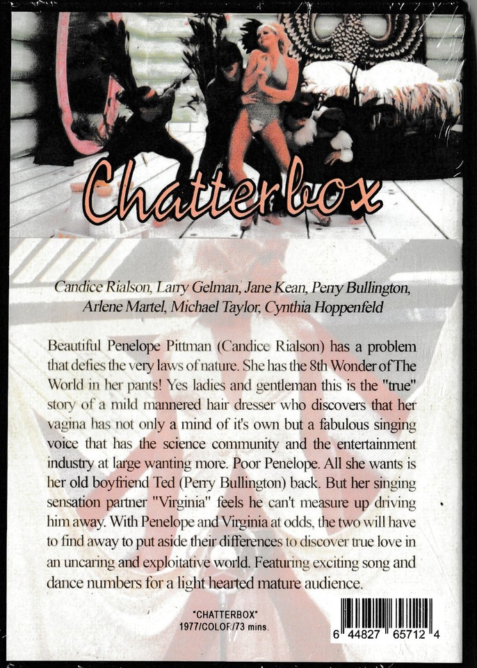 CHATTERBOX DVD Brand New Candice Rialson has A talking BODY sexy comedy 644827657124| eBay