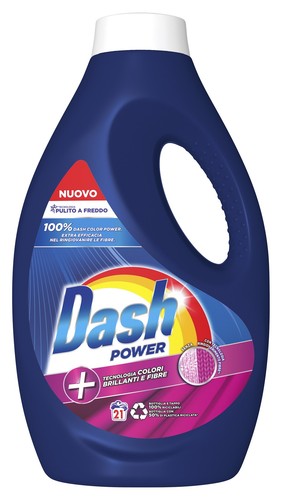 Dash Power Lessive Liquide 21 Dosages Couleur Et Fibres Fabriqué En ...