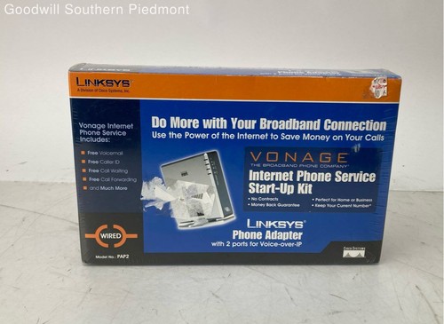 Linksys PAP2 Internet Service Start Up Kit - New | eBay